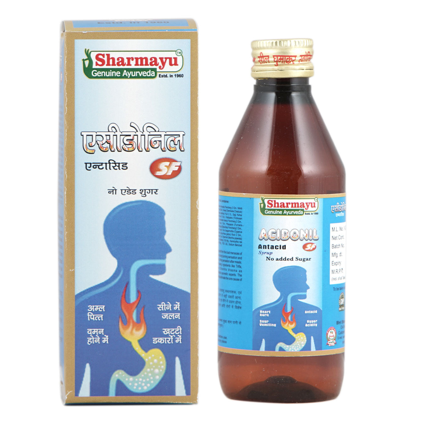 Sharmayu Ayurveda Acidonil – SF Syrup - Swadesii