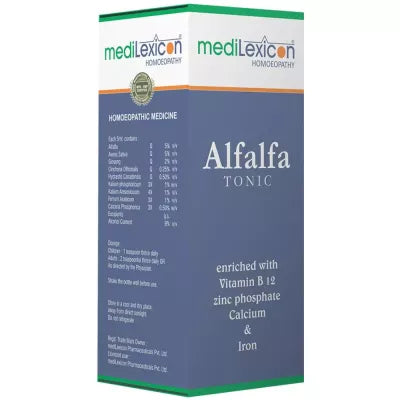 Medilexicon Alfalfa Tonic Syrup - 500 ml - Swadesii