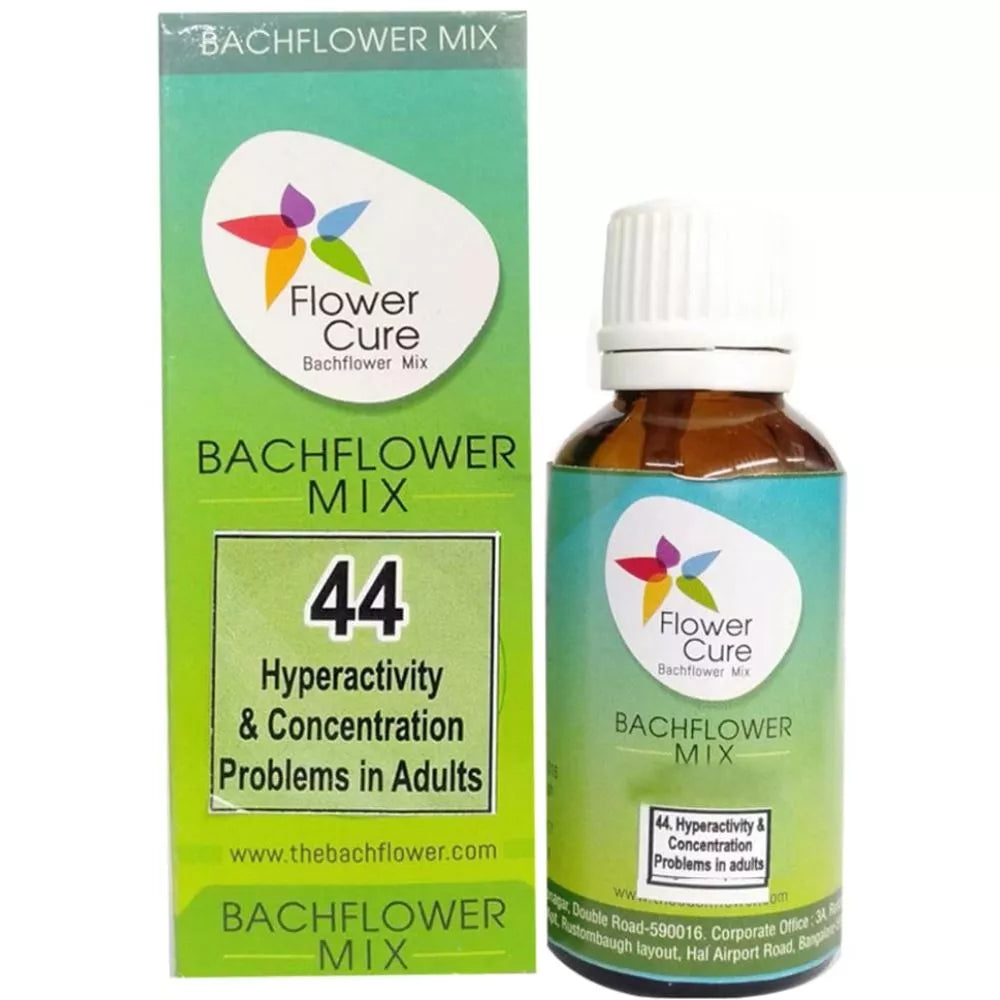 Bach Flower Mix 44 Hyperactivity & Concentration Problems In Adults Dr ...