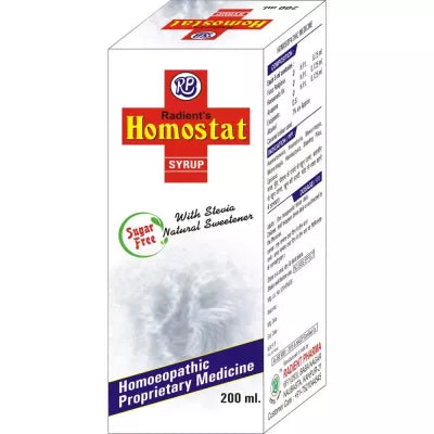 Radient Homostat Syrup Sugar Free - 200 ml - Swadesii