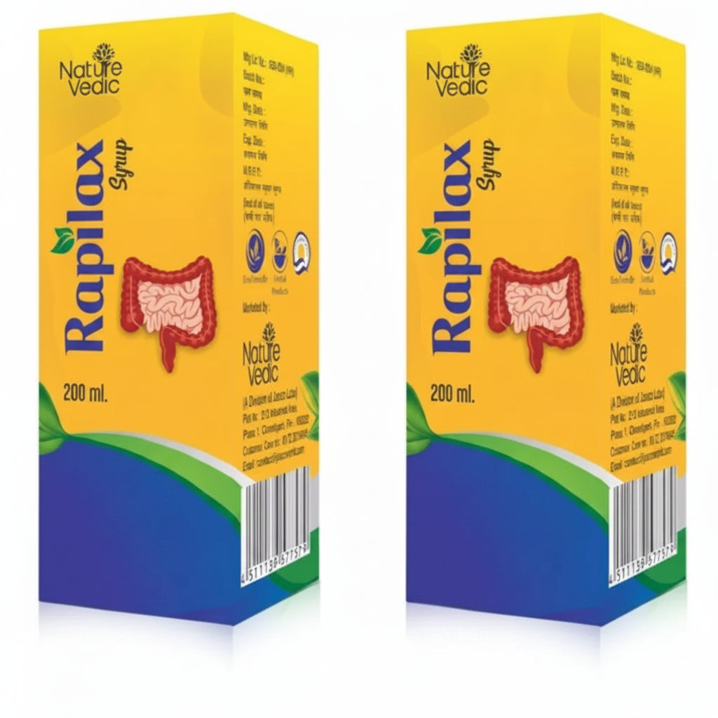 Nature Vedic Rapilax Syrup - 200 ml (Pack of 2) - Swadesii