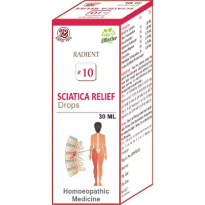Radient 10 Sciatica Relief Drops - 30 ml - Swadesii