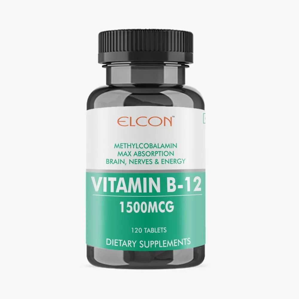 Elcon Vitamin B12 1500 Mcg Supplement - 120 tabs - Swadesii