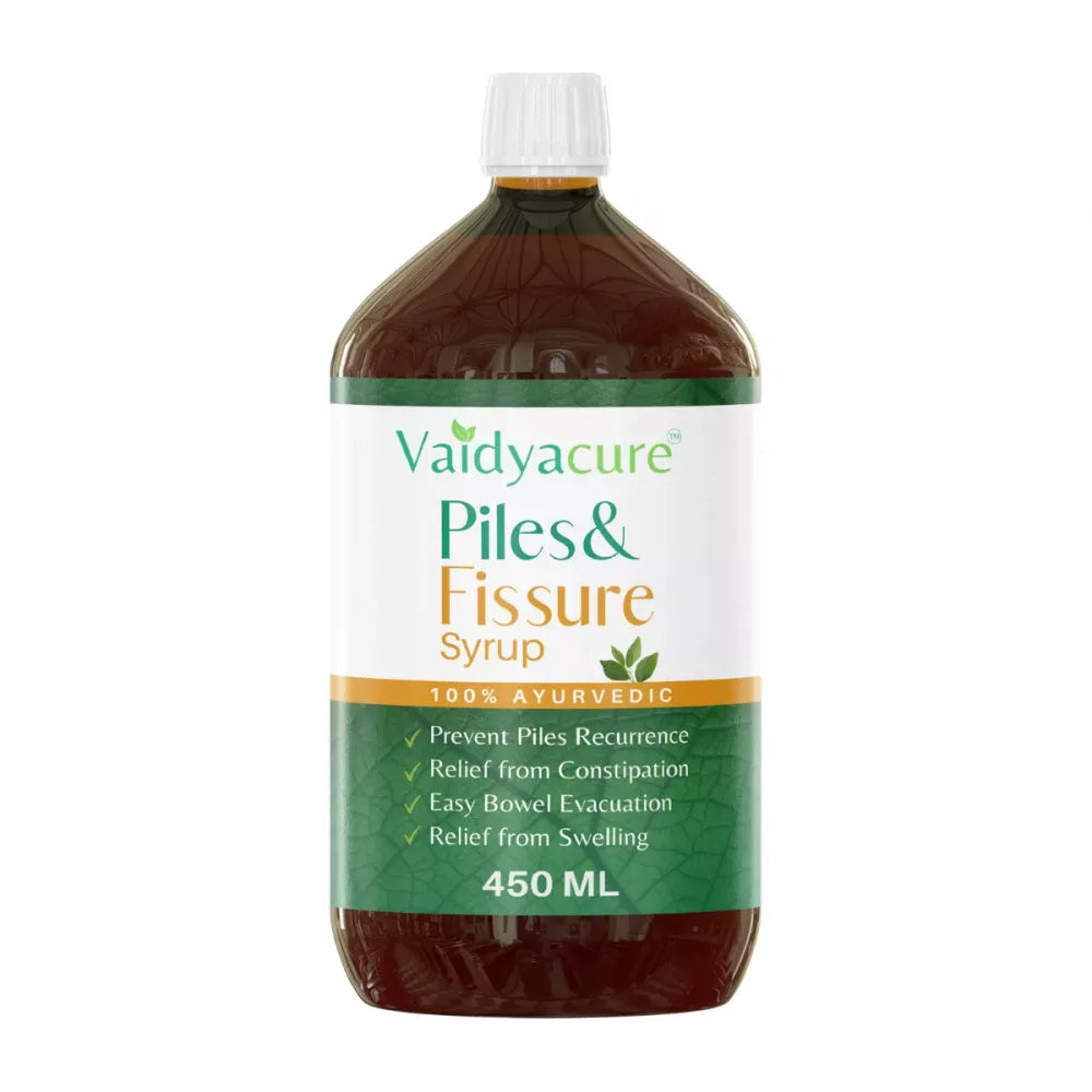 Vaidyacure Piles & Fissure Syrup - 450 ml - Swadesii