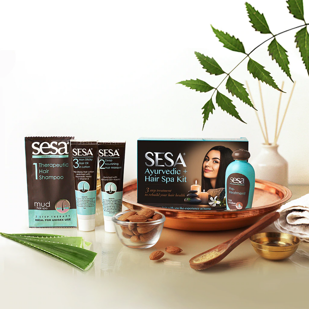 Sesa Ayurvedic Hair Spa Kit - Swadesii