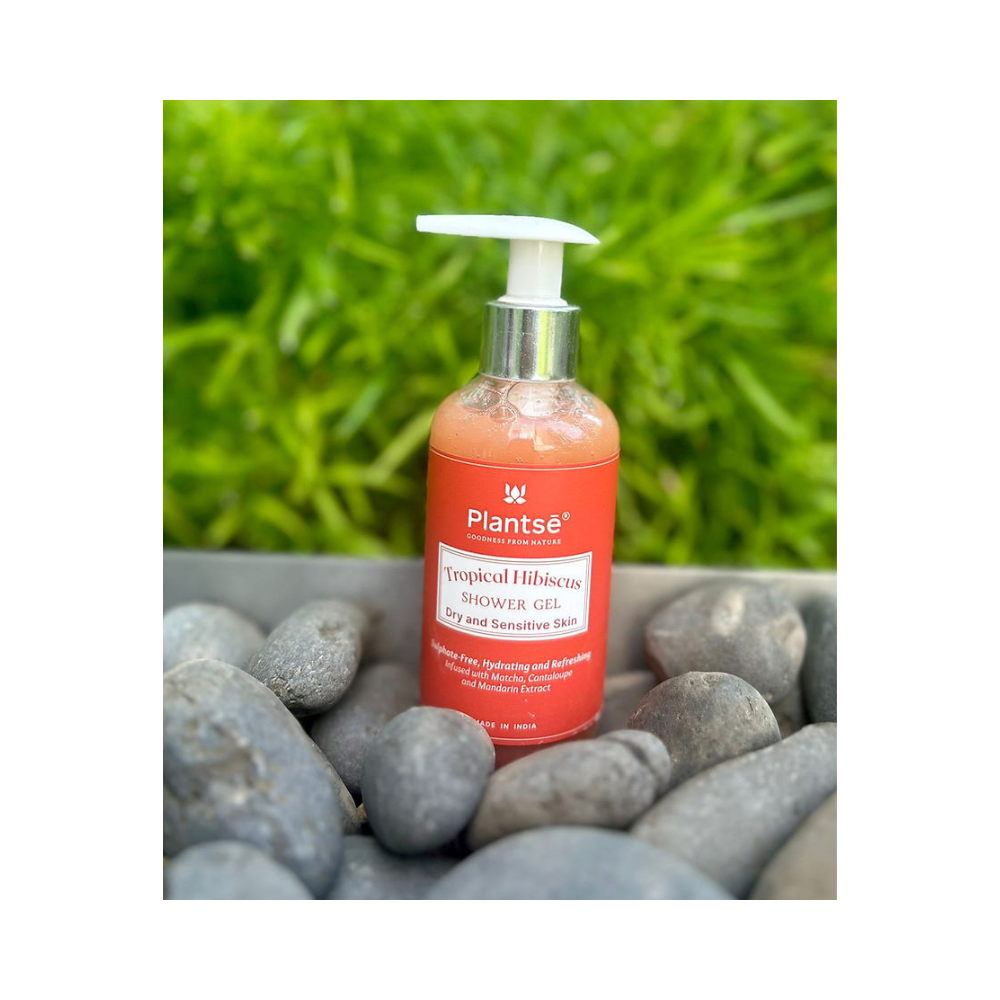 Plantse Tropical Hibiscus Shower Gel - 200 ml - Swadesii
