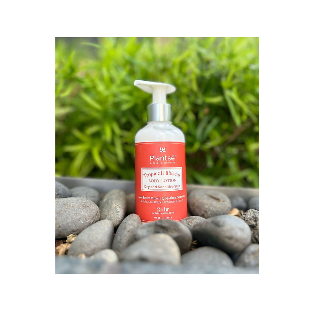 Plantse Tropical Hibiscus Body Lotion - 200 ml - Swadesii