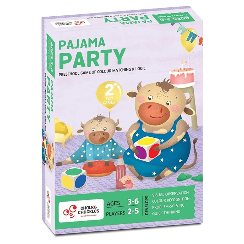 Chalk and Chuckles Pyjama Party Fun Educational Colour Matching | Logi ...