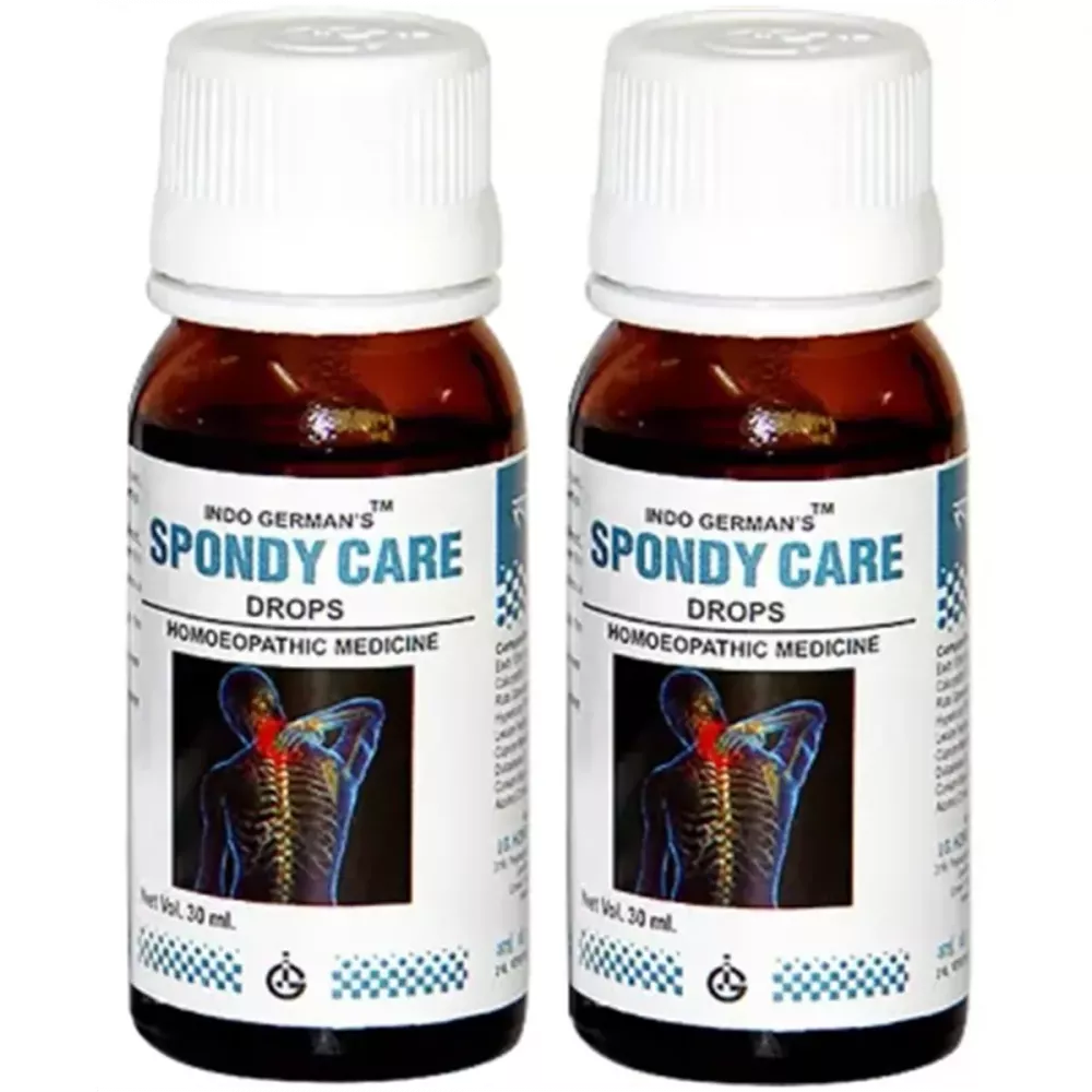 Indo German Spondy Care Drops - 30ml (Pack of 2) - Swadesii