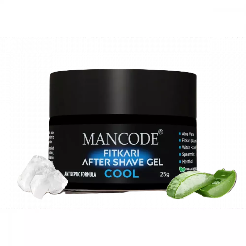 Mancode Fitkari After Shave Gel Cool For Men - 25 gms - Swadesii