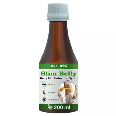 Ayudiva Herbals Slim Belly Fat Reduction Syrup - 200 ml - Swadesii