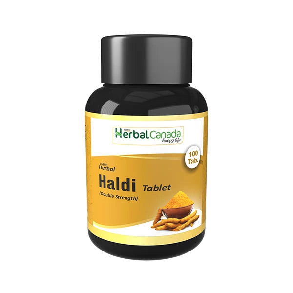Herbal Canada Haldi Tablets - 100 - Swadesii