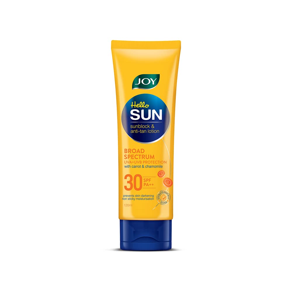 Joy Hello Sun Sunblock and Anti Tan Lotion - 120 ml - Swadesii
