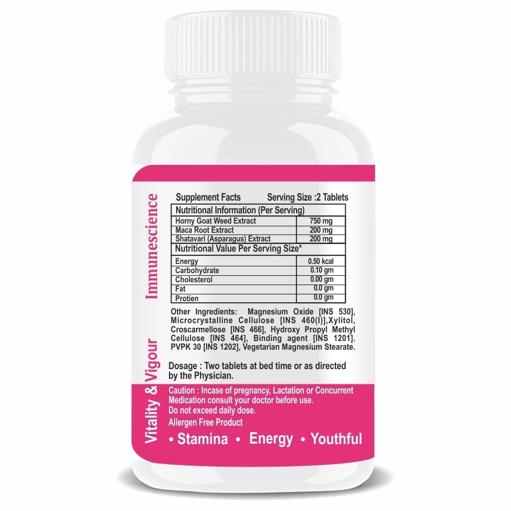 Immunescience Vitality Tablets - 60 tabs - Swadesii