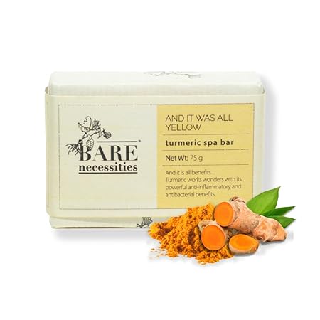 Bare Necessities Turmeric Handmade Soap Bar - 75 gms - Swadesii