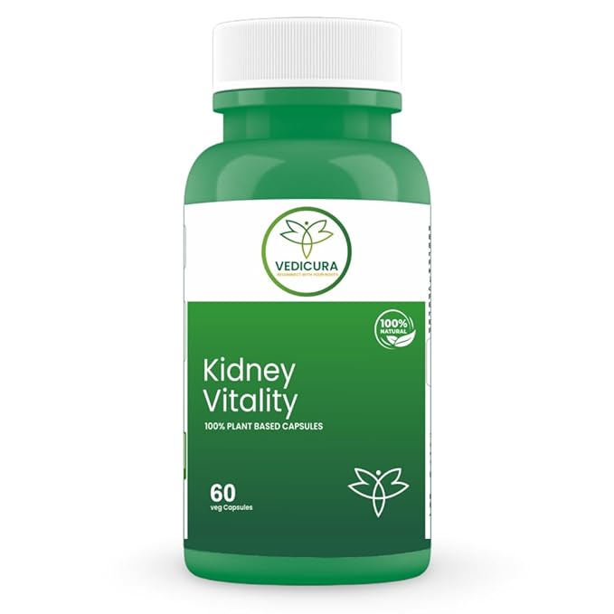 Vedicura Kidney Vitality Capsules - 60 caps - Swadesii