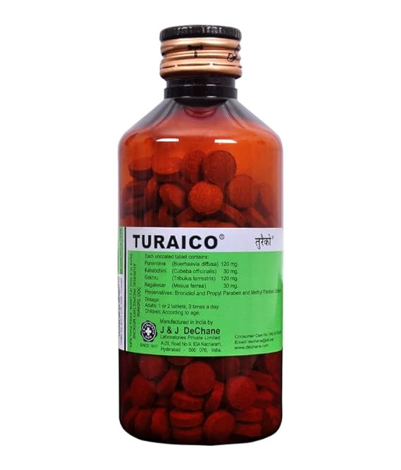 J & J DeChane Turaico - 300 Tablets - Swadesii
