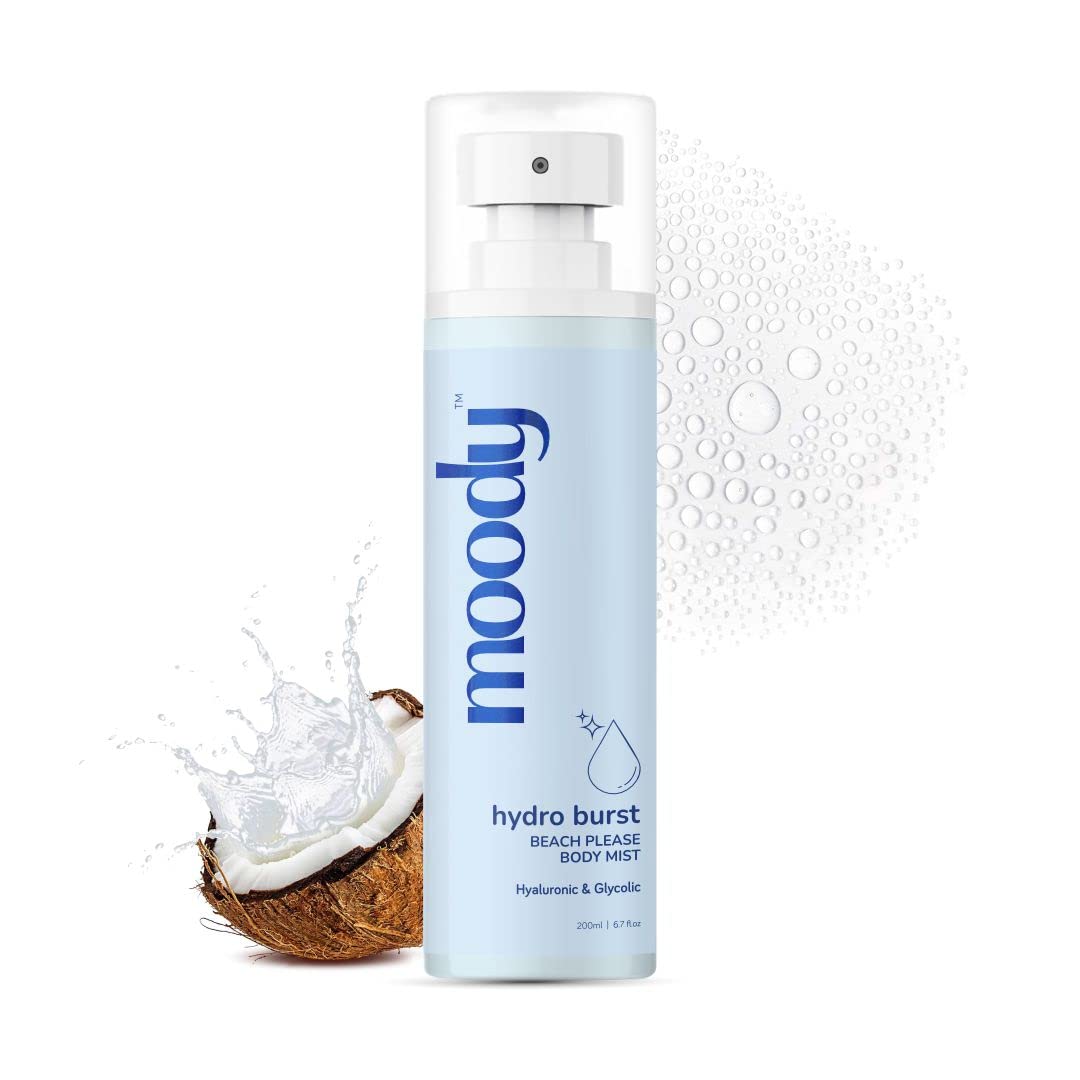 Moody Hydro Burst Beach Please Body Mist - 200 ml - Swadesii