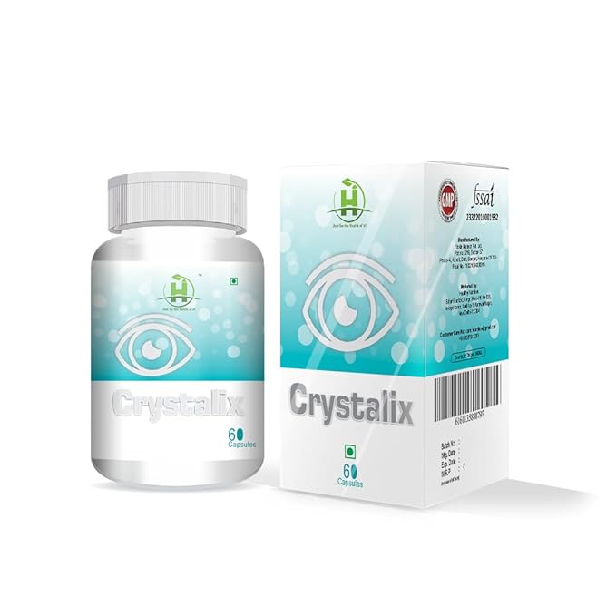 Healthy Nutrition Crystalix Eye Supplement - 60 Capsules - Swadesii
