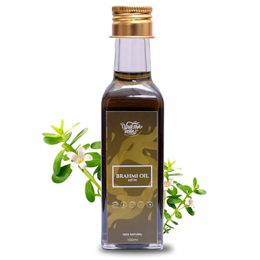 Vriksha Veda Brahmi Oil for Hair Growth Ayurvedic Hair Oil - 100 ml ...