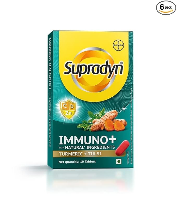 Supradyn Immuno + Multivitamin - 10 Tabs (Pack of 6) - Swadesii