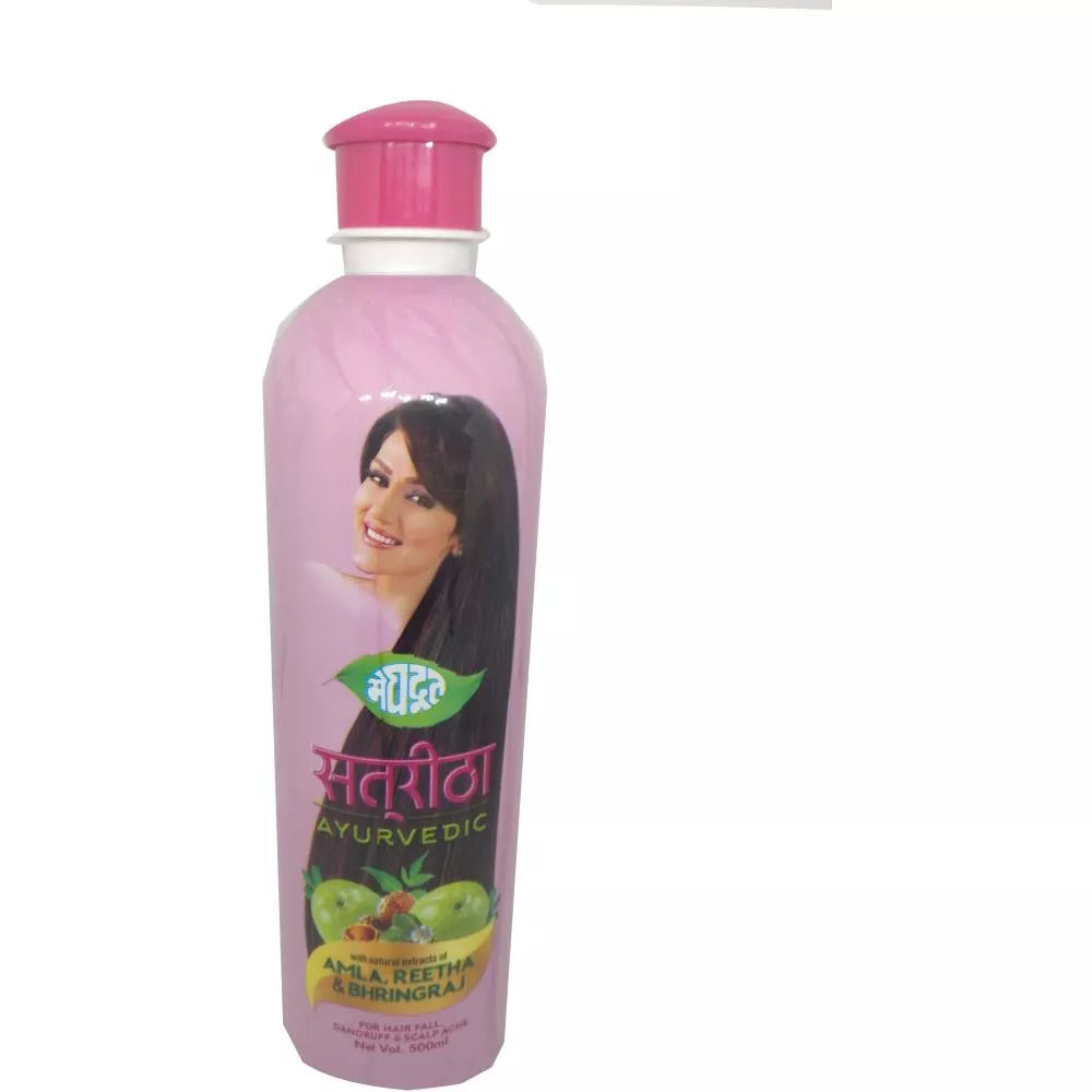 Meghdoot Ayurvedic Satreetha Shampoo - 500 gms - Swadesii