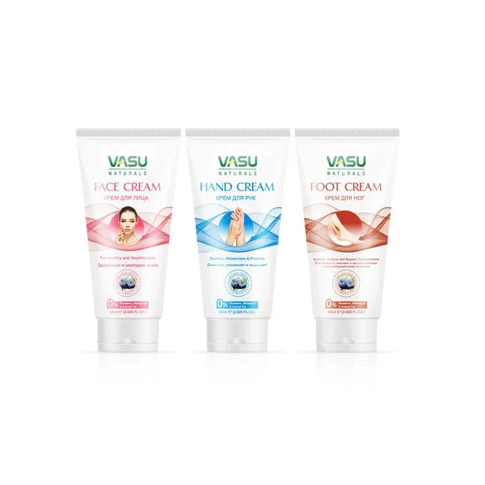 Vasu Naturals Hand Foot And Face Cream For Total Skin Care - 180 ml ...