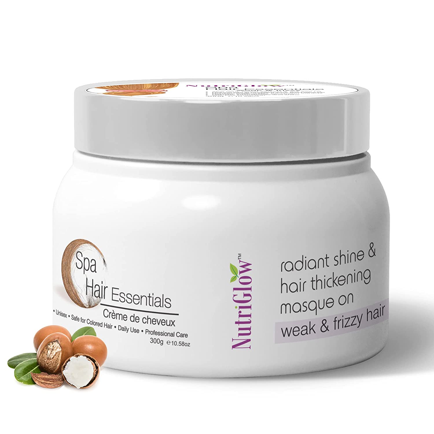 NutriGlow Hair Spa Cream with Damage Reverse & Moisture Lock Formulati ...
