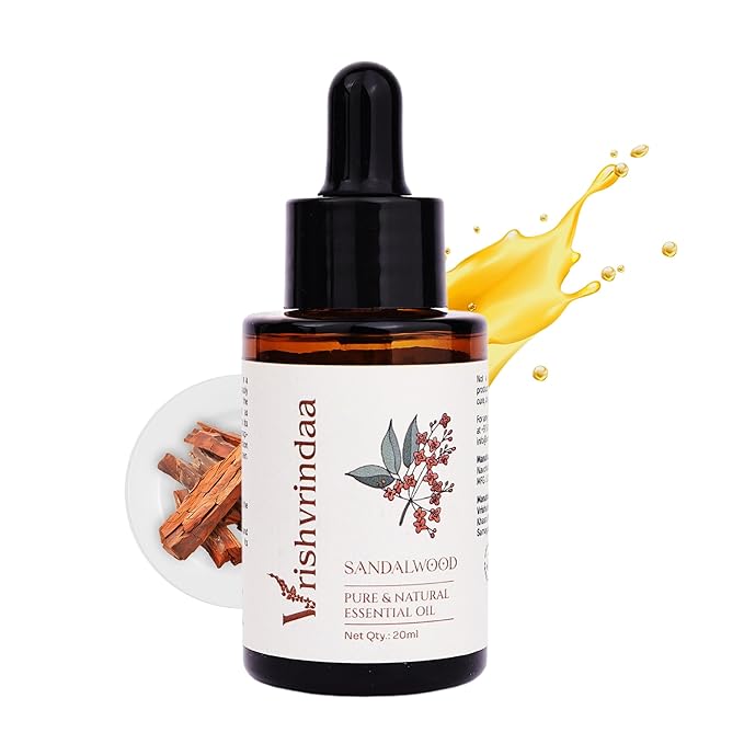 VrishVrindaa Chandan Oil (Original Sandalwood Essential Oil) - 20 ml ...