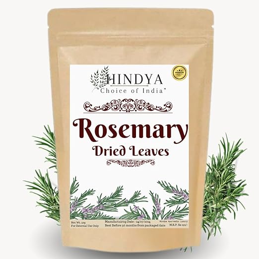 Hindya Ayurvedic Luxury Rosemary Dried Leaves for Hair Growth - 50 gms ...