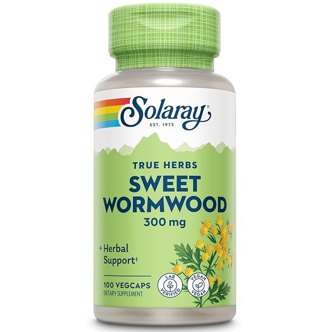 Solaray Sweet Wormwood 300 mg - 100 Caps - Swadesii