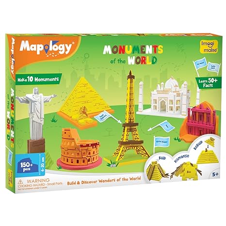 Imagimake Mapology Monuments of The World Educational Toy and Learning ...