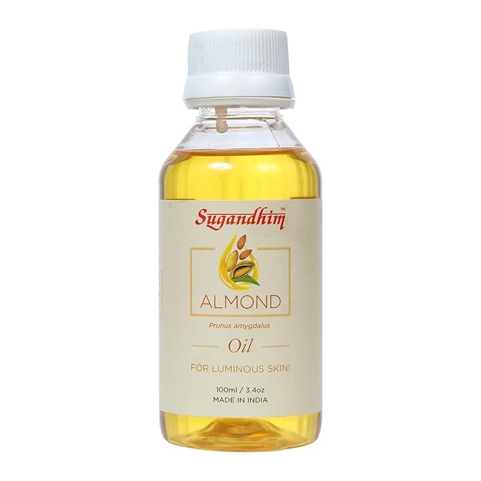 Sugandhim Almond Body Massage Oil Cold Pressed - 100 ml - Swadesii