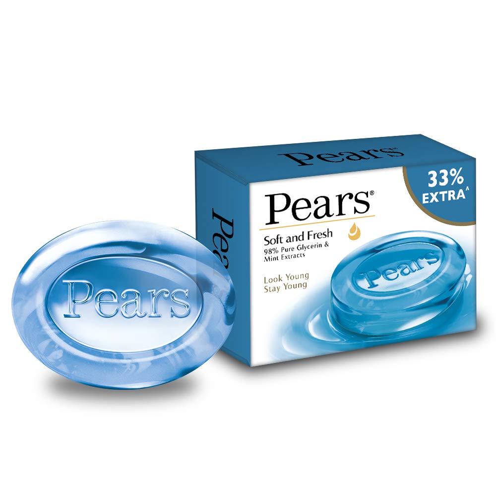 Pears Soft & Fresh Soap Bar - 100 gms - Swadesii