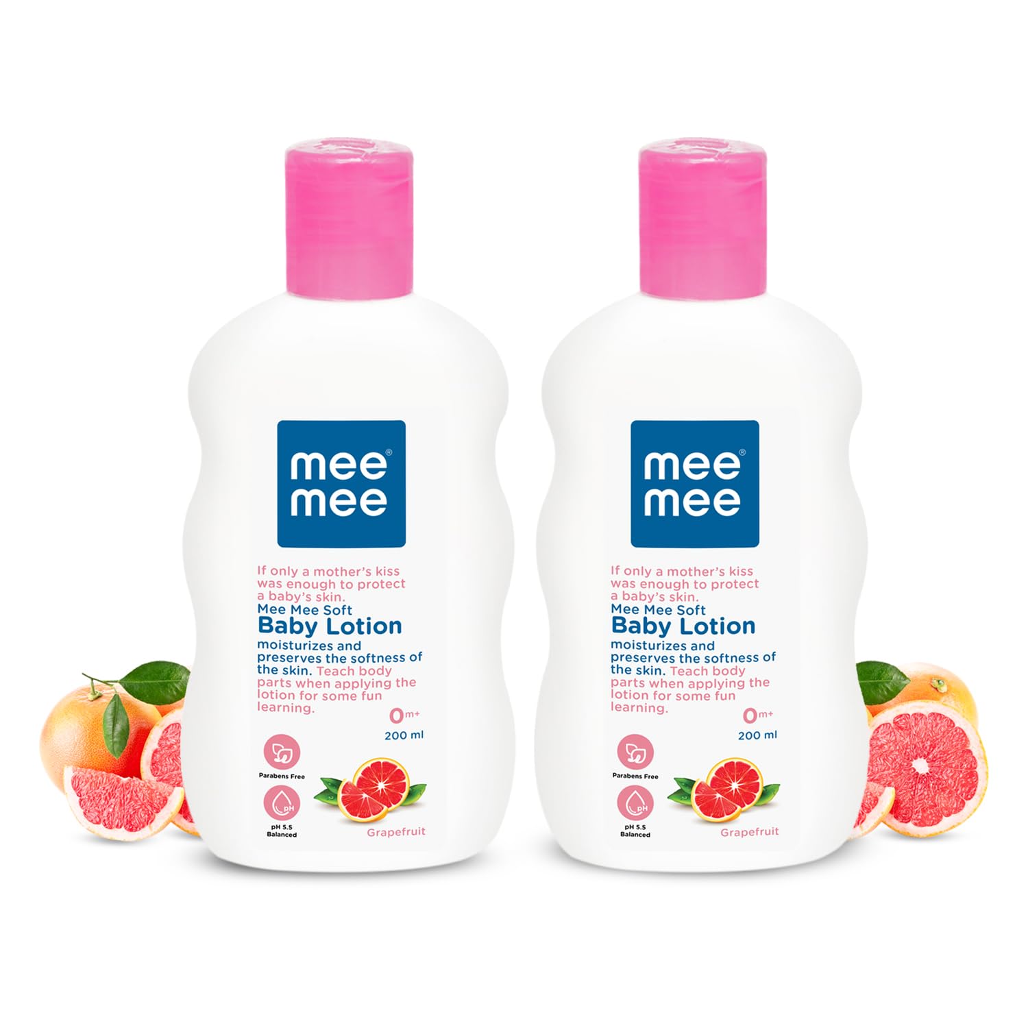 Mee Mee Baby Lotion - 200 ml (Pack of 2) - Swadesii