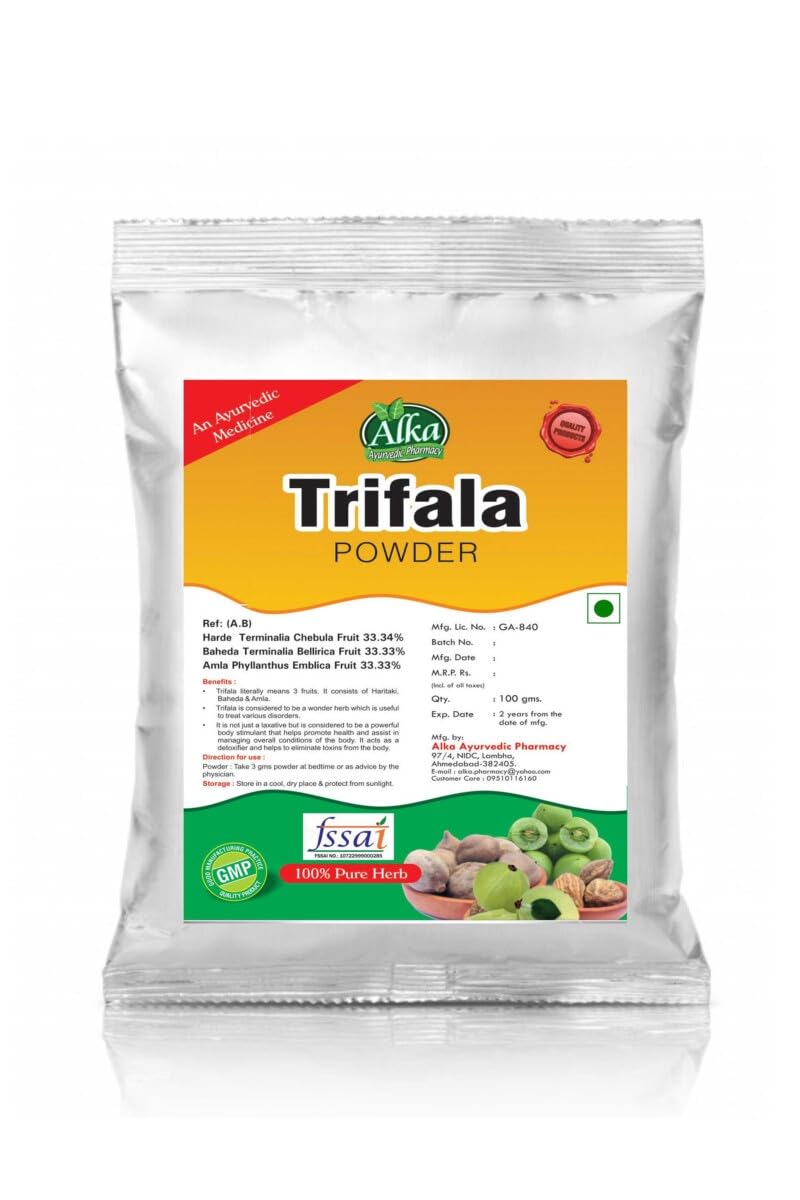 Alka Ayurvedic Trifala Powder - 100 gms - Swadesii