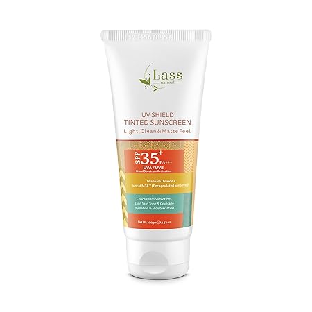 Lass Natural Tinted Sunscreen - SPF 35 PA++ Sunscreen - 100 gms - Swadesii