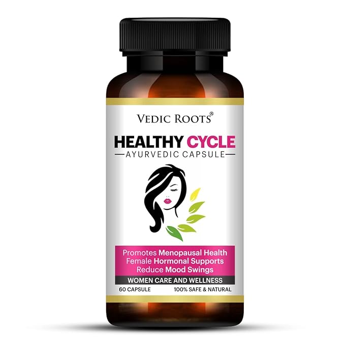 Vedic Roots Healthy Cycle Capsule - 60 Capsules - Swadesii