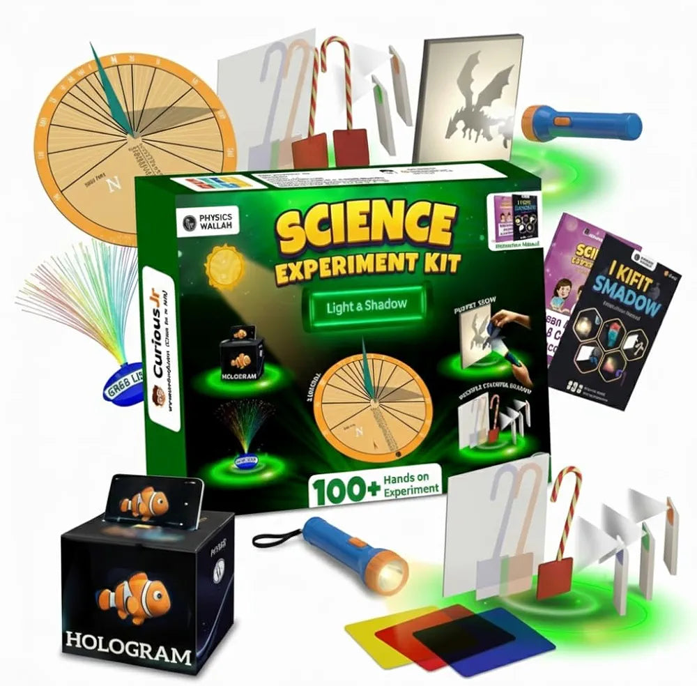 PW Light & Shadow Science Experiment Kit for Kids Ages 8–14, 100+ STEM ...