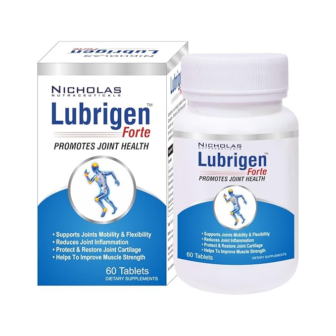 Nicholas Nutraceuticals Lubrigen Forte Joint Support Supplement - 60 T ...