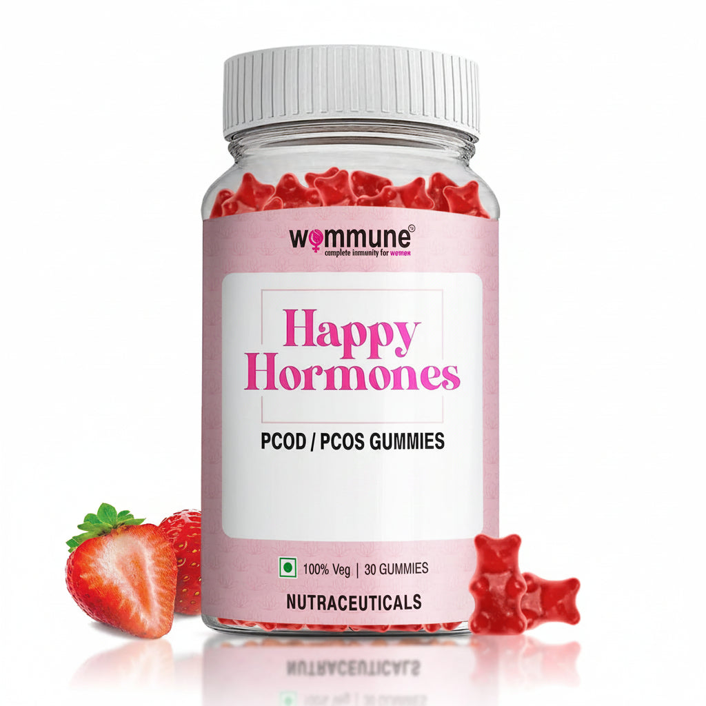Wommune Pcod Pcos Balance Gummies - 30 gummies - Swadesii