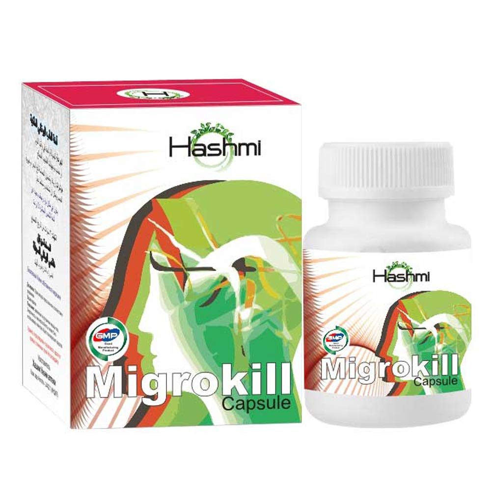 Hashmi Migrokill Capsule - 20 Capsules - Swadesii