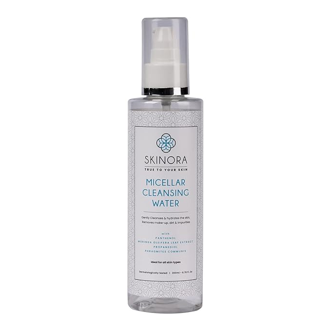 Skinora Micellar Cleansing Water for Gentle Cleansing & Hydration - 20 ...