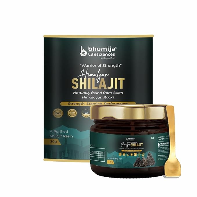 Bhumija Lifescinces Shilajit Resin - 20 gms - Swadesii