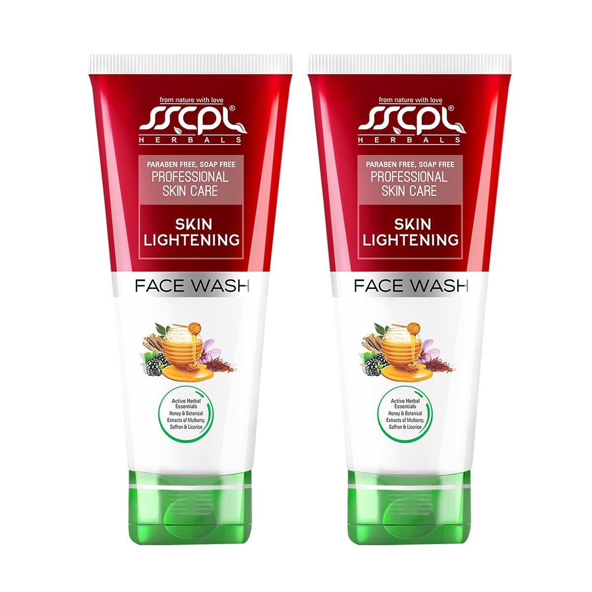 Sscpl Herbals Skin Lightening Face Wash - 100 gms (Pack of 2) - Swadesii