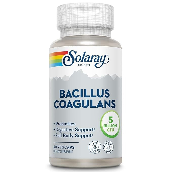 Solaray Bacillus Coagulans - 60 Caps - Swadesii