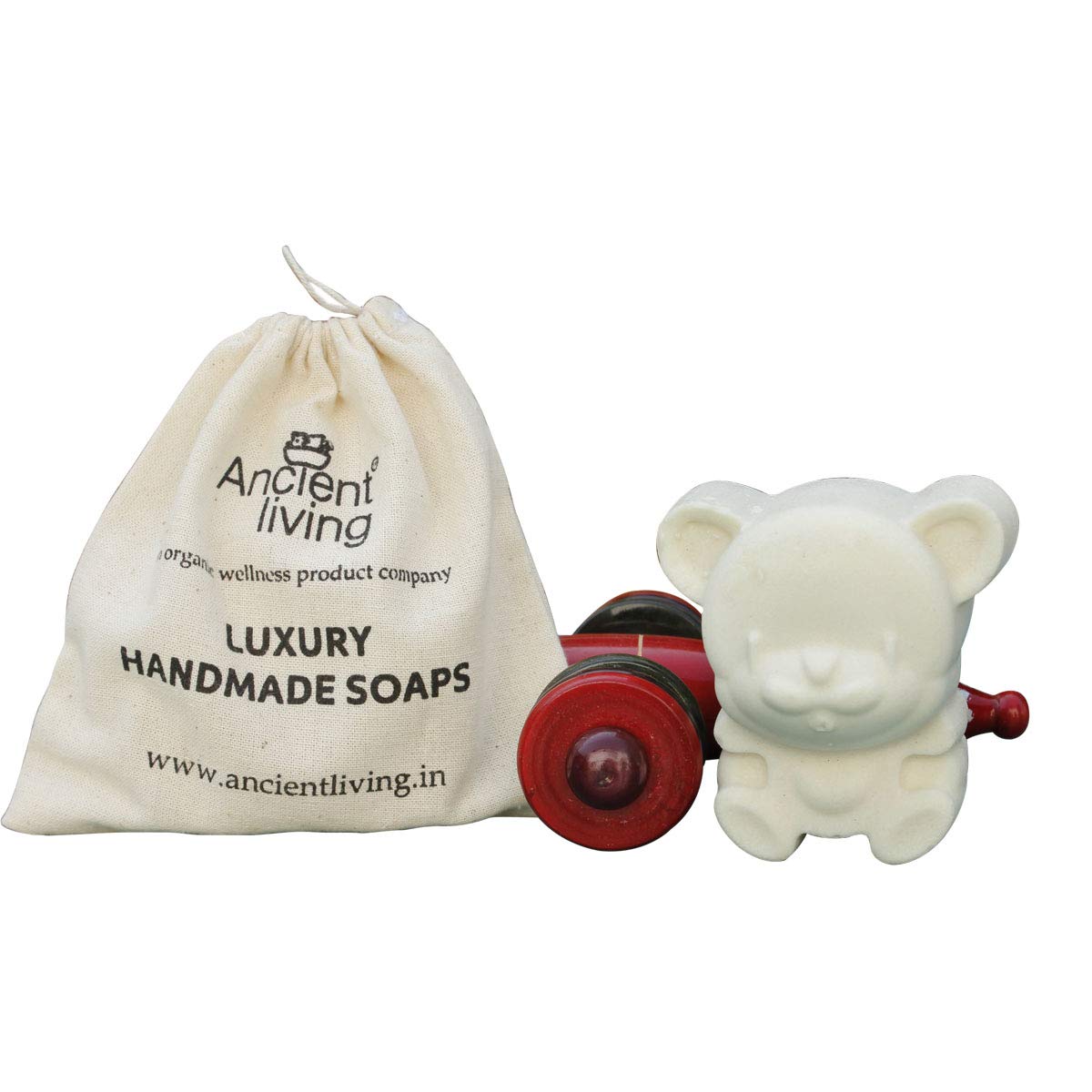 Ancient Living Handcrafted Designer Teddy Soap For Kids - 100 gms Each ...