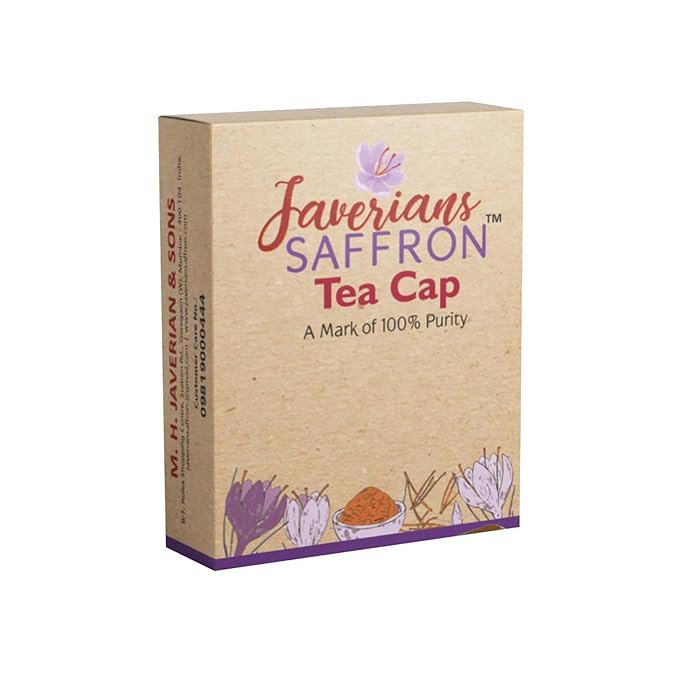 Javerians Saffron Tea Caps - 20 capsules (Pack of 5) - Swadesii