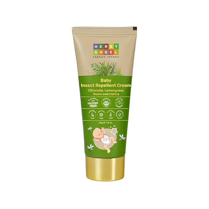 Herby Angel Baby Insect Repellent Cream - 50 gms - Swadesii