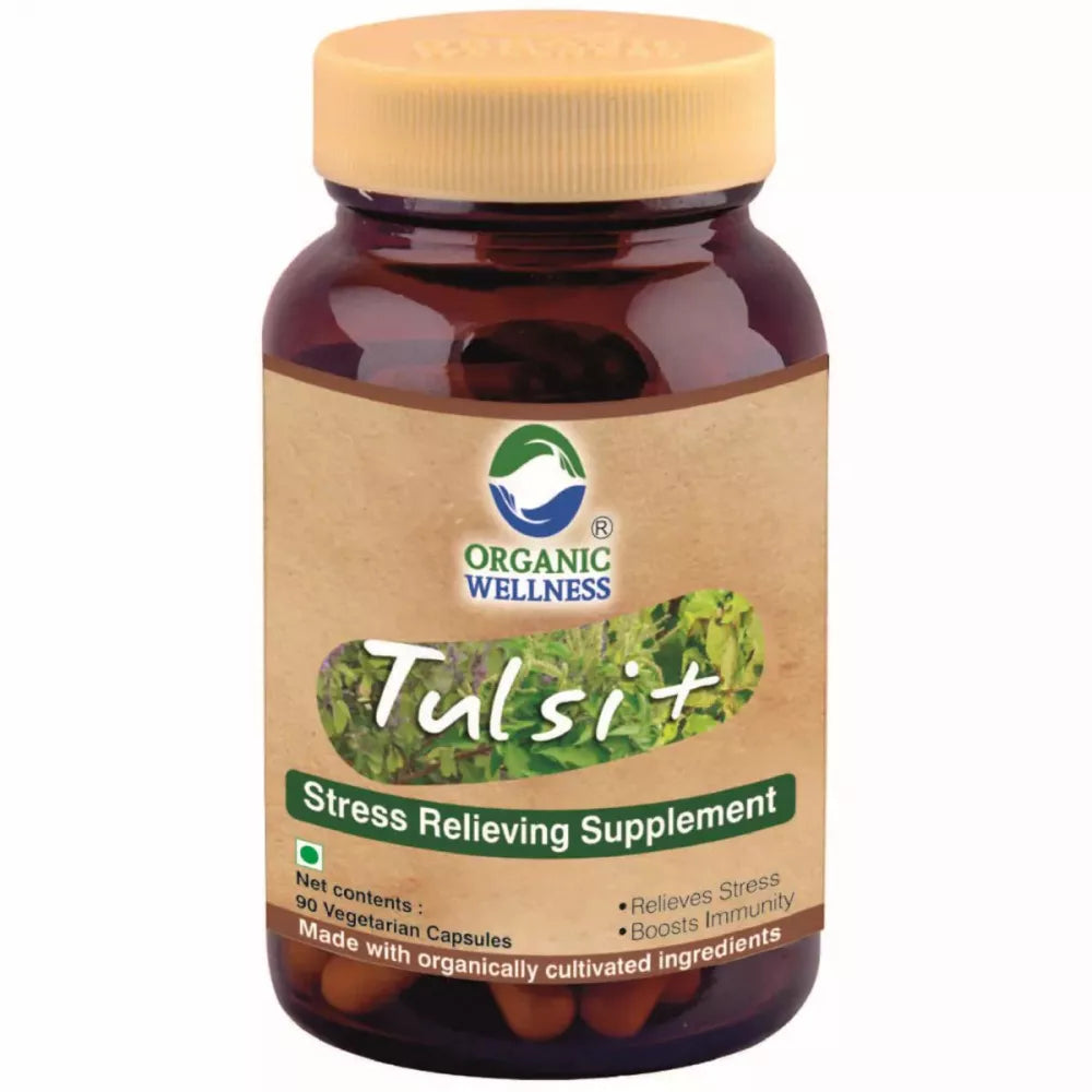 Organic Wellness Tulsi+ - 90 Capsules - Swadesii